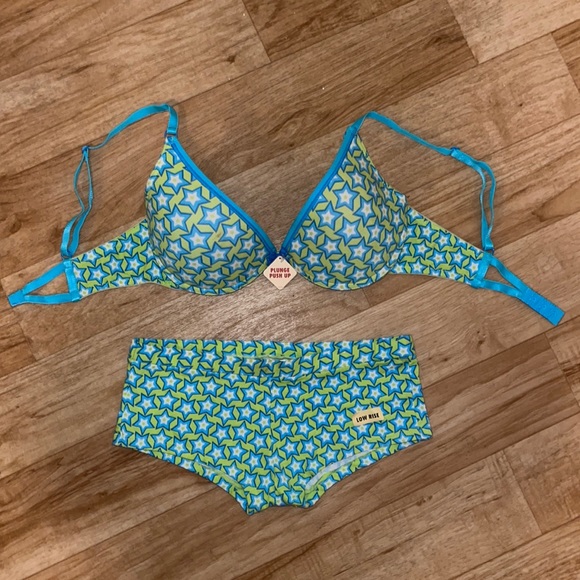 Intimates & Sleepwear | Nwt Bra Booty Short Set Lingerie Gogo Dance ...